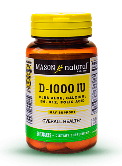Mason Vitamina D3-1000 UI Plus - Farma Express Perú